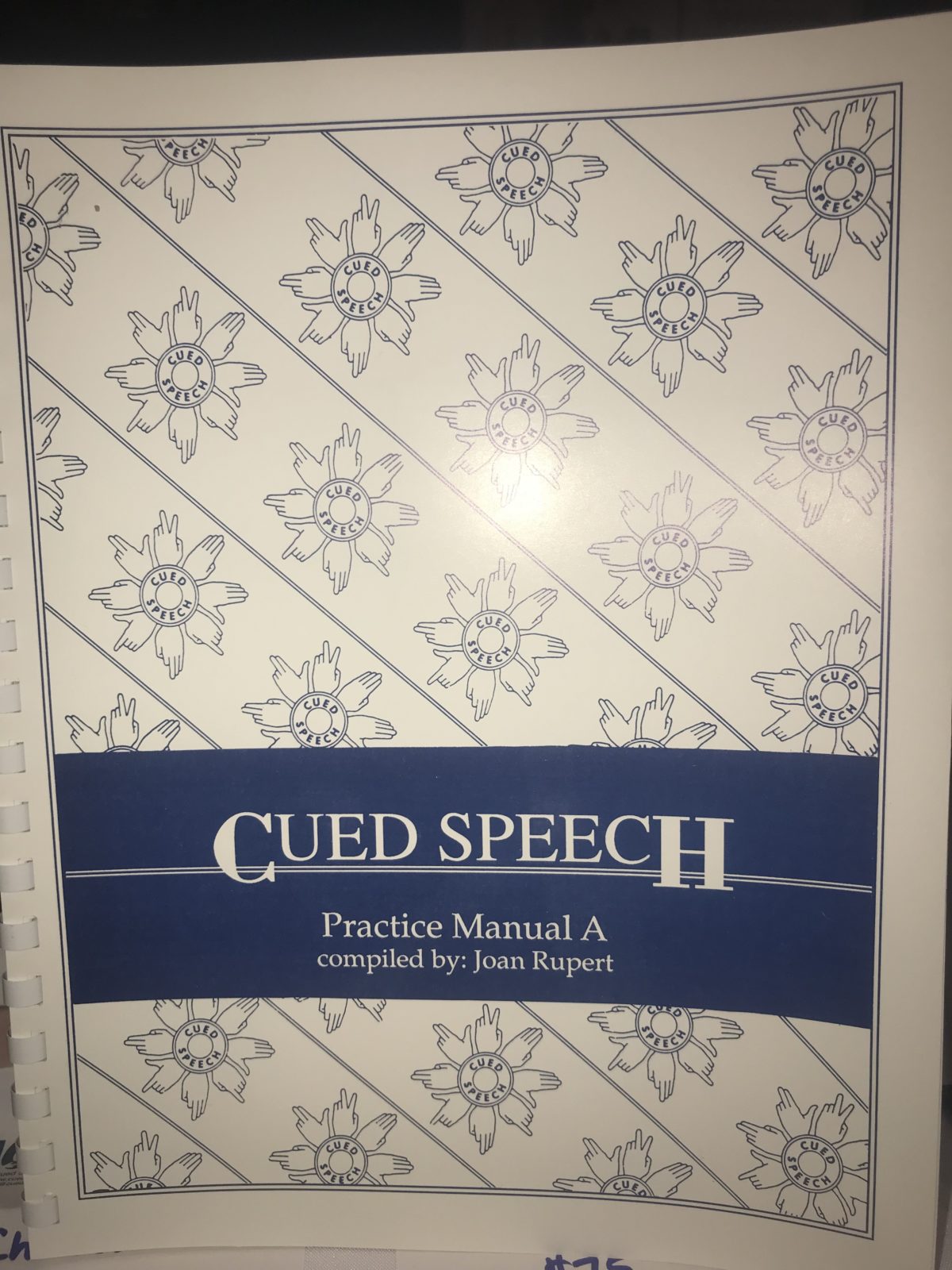Cued Speech Practice Manual A – Cue College