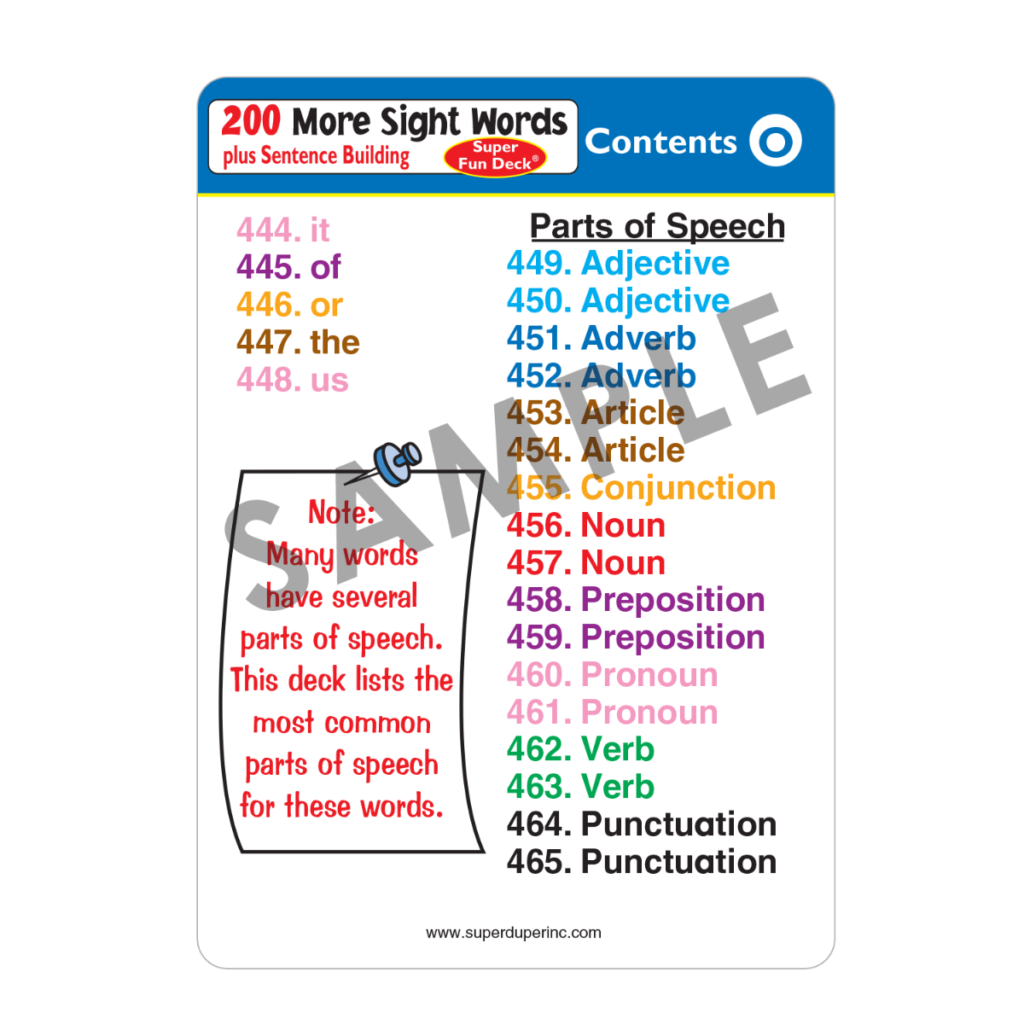 200 More Sight Words - Cue College