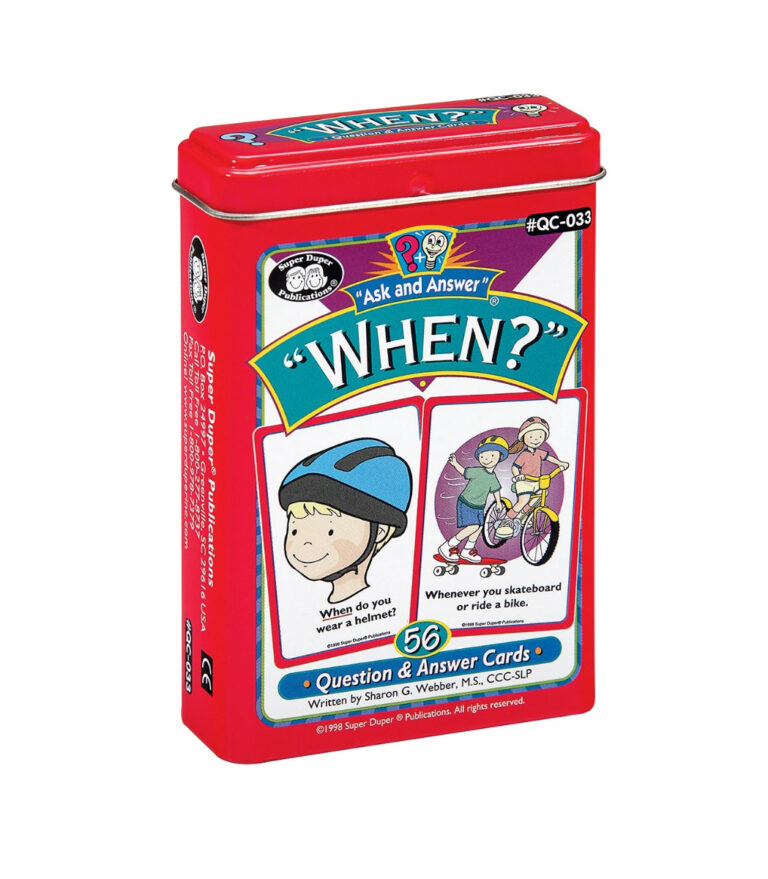 “WH” Question Card Combo – Ask And Answer® - Cue College