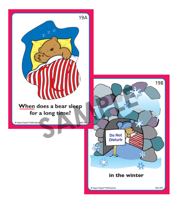 “WH” Question Card Combo – Ask And Answer® - Cue College