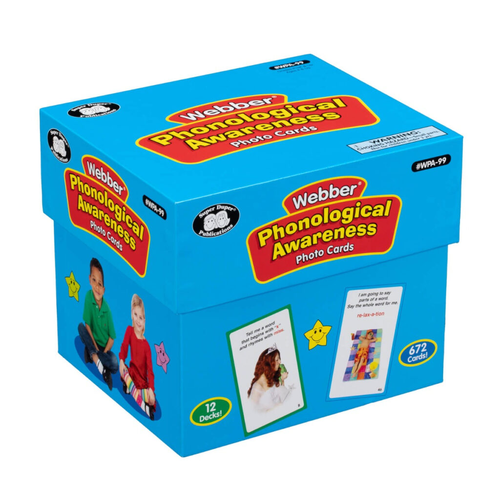 Webber® Phonological Awareness Photo Cards - Cue College